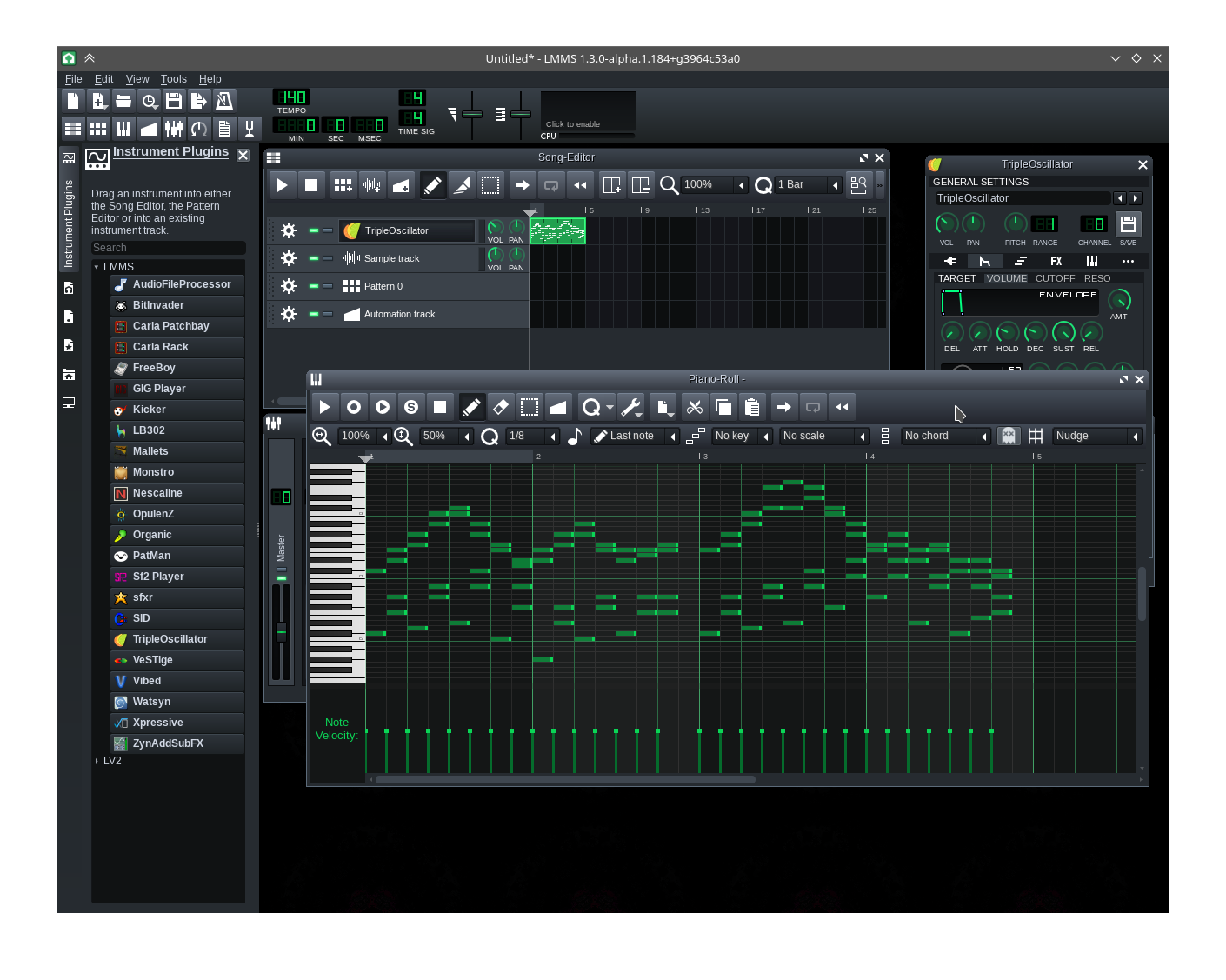 Spacebar quantises current closed piano clip · Issue #6657 · LMMS/lmms ...