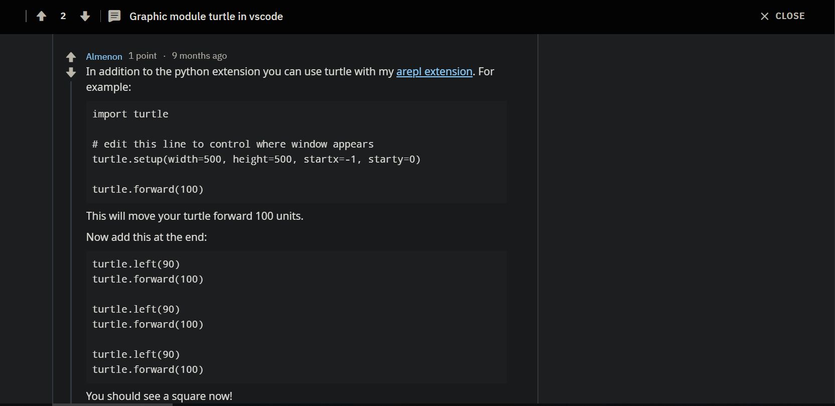 Some Stuff Won't Work · Issue #265 · Almenon/AREPL-vscode · GitHub
