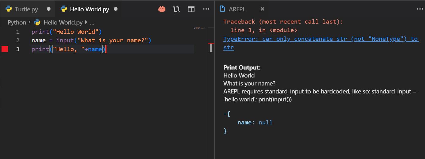 Some Stuff Wont Work · Issue 265 · Almenonarepl Vscode · Github 