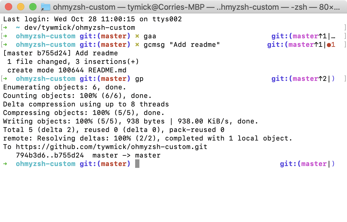 Git Prompt Plugin Doesnt Display Properly · Issue 9395 · Ohmyzshohmyzsh · Github