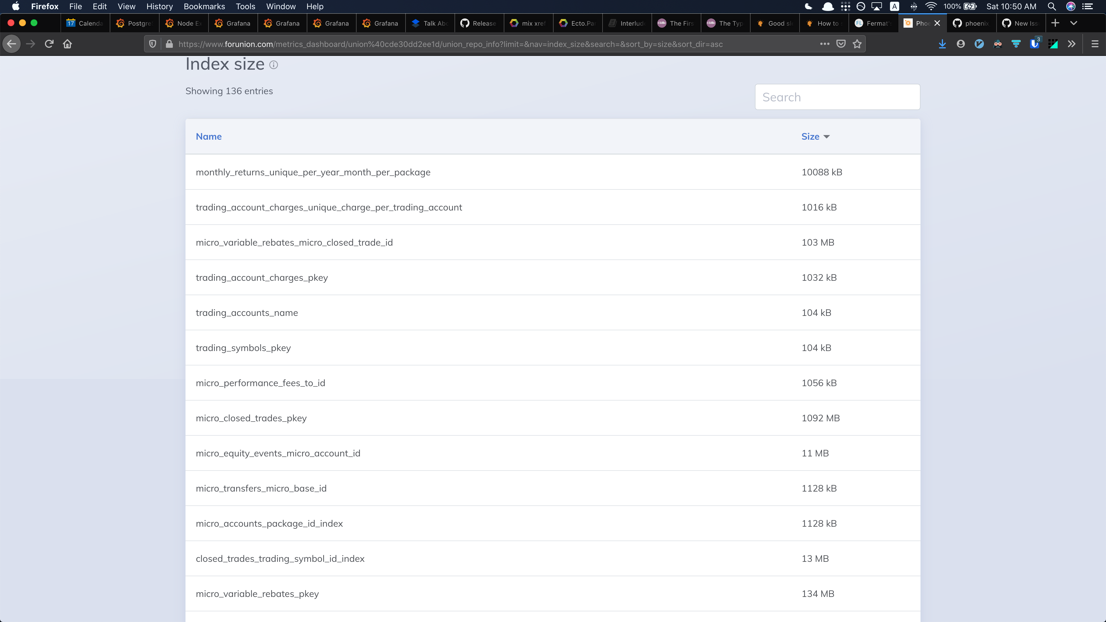 Sorting by size is sorting by string · Issue #204 · phoenixframework/phoenix_live_dashboard · GitHub