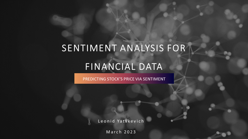 GitHub - leonidya/Sentiment-analysis---predicting-stocks-price: Predicting decrease or increase ...