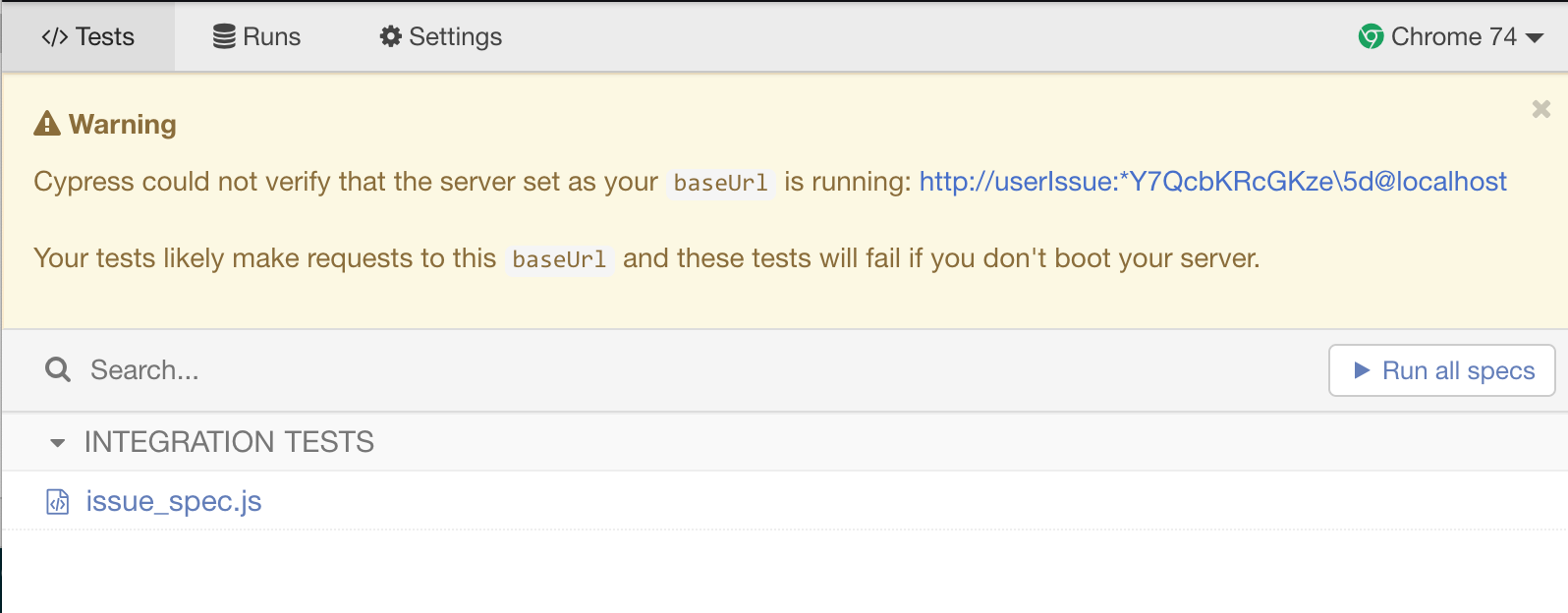 Basic Auth In Url Escaping · Issue 4091 · Cypress Iocypress · Github 