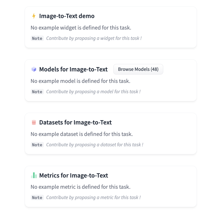 Image-to-Text Task Page · Issue #352 · huggingface/hub-docs · GitHub