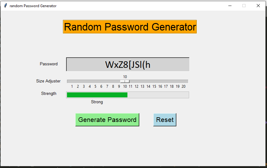Github Sonali Learntoshine Random Password Generator