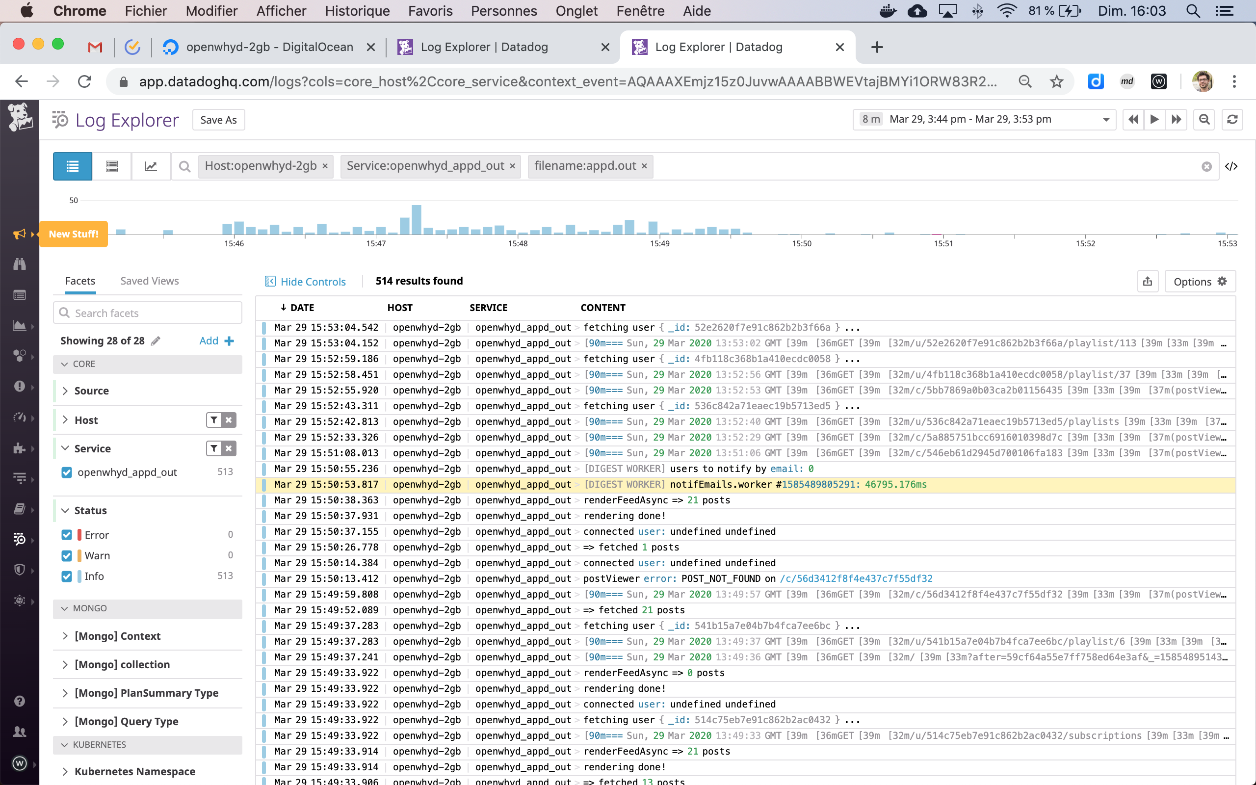 Mongodb cluster server crashes with "out of memory" error when continuously write large amounts ...