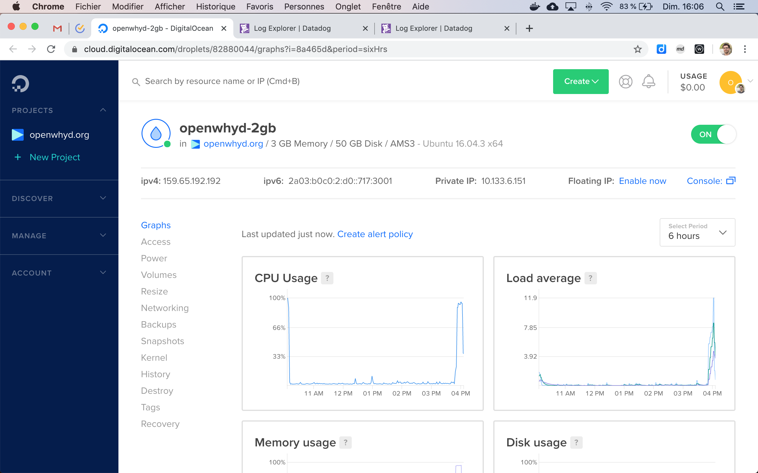 Mongodb cluster server crashes with "out of memory" error when continuously write large amounts ...