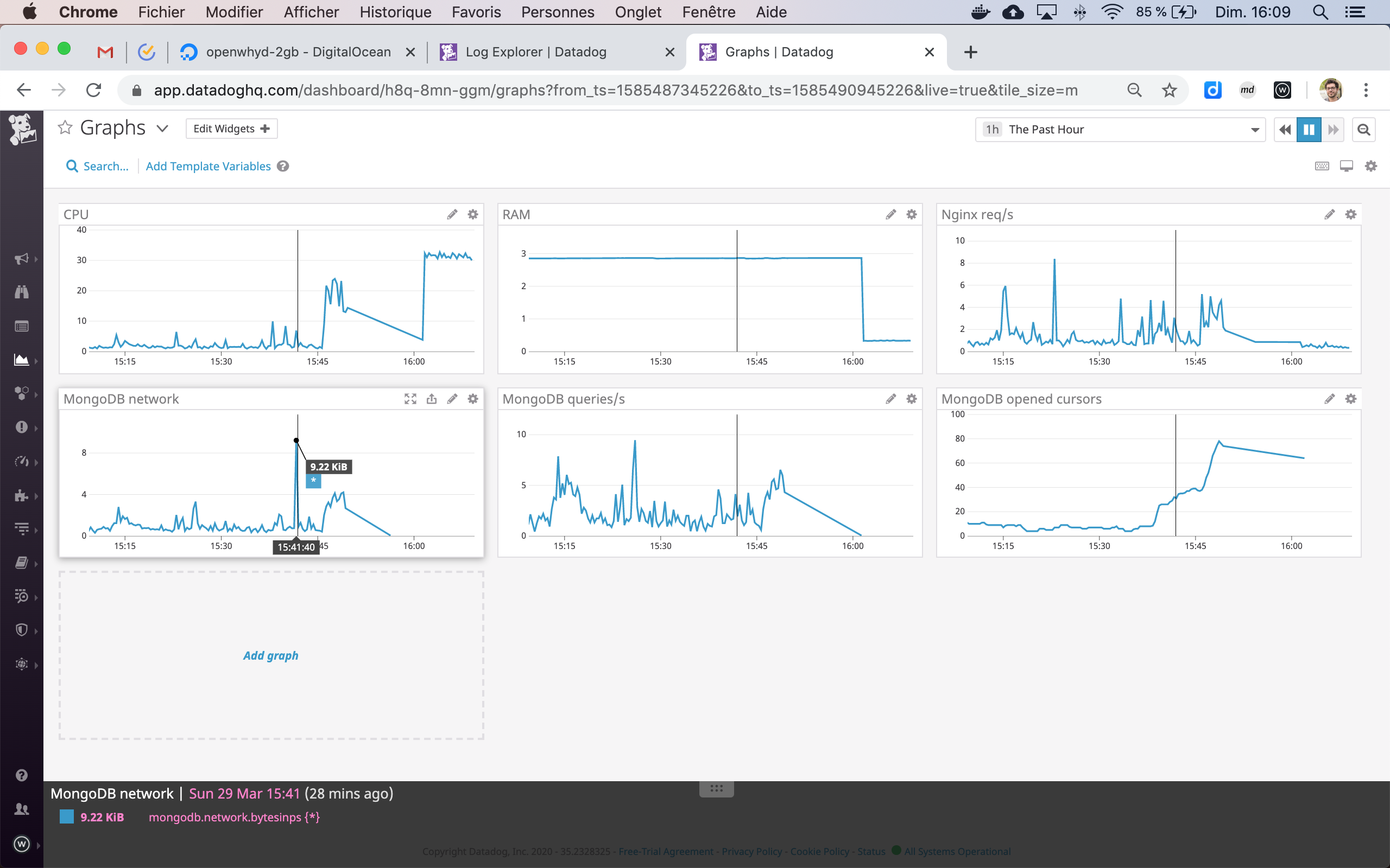Mongodb cluster server crashes with "out of memory" error when continuously write large amounts ...