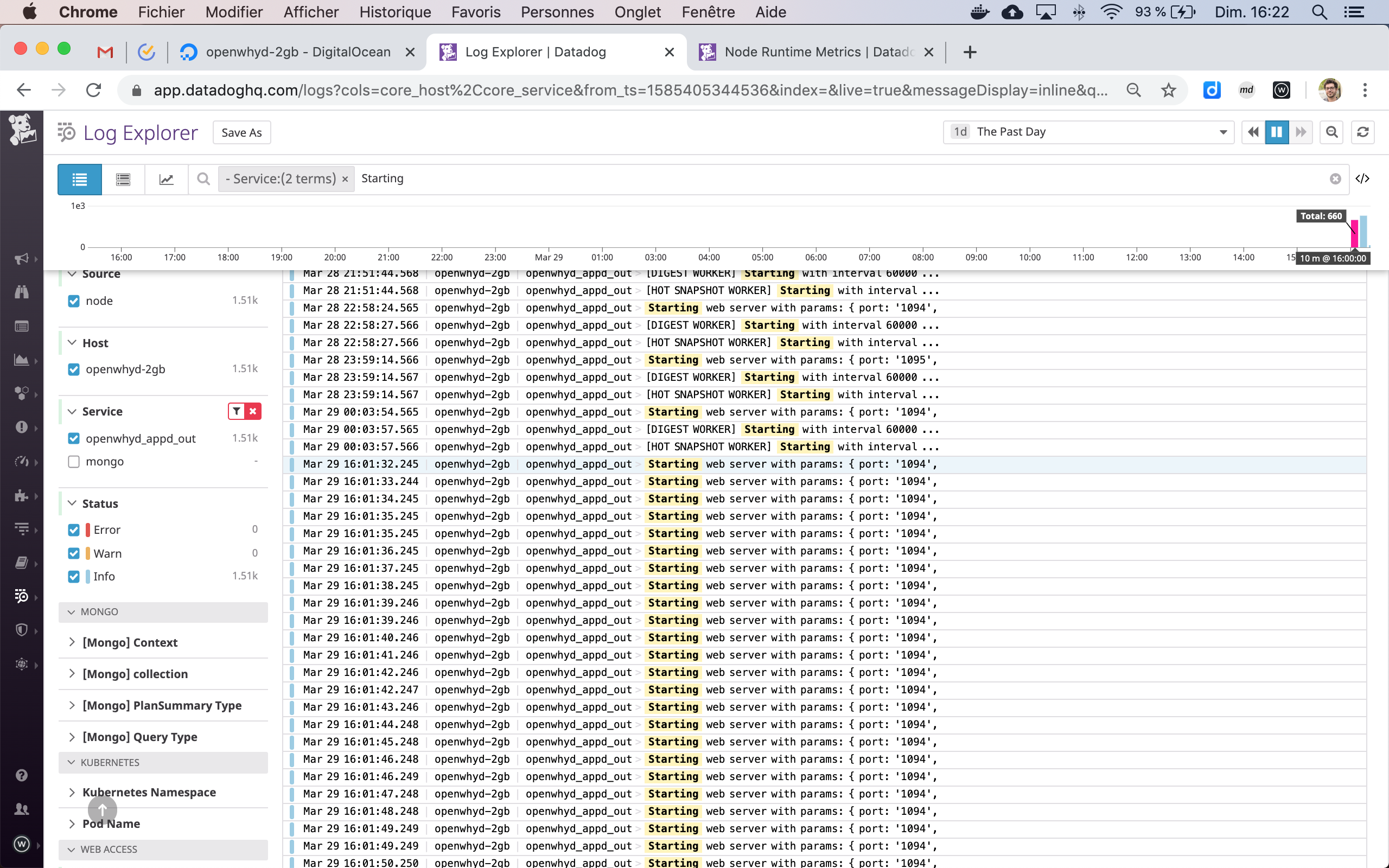 Mongodb cluster server crashes with "out of memory" error when continuously write large amounts ...