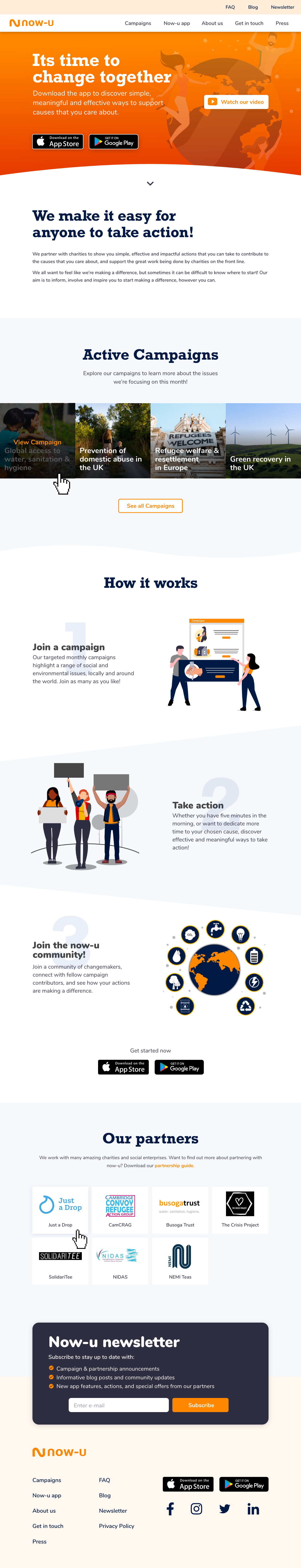 Home page design update · Issue #37 · now-u/now-u-campaigns · GitHub
