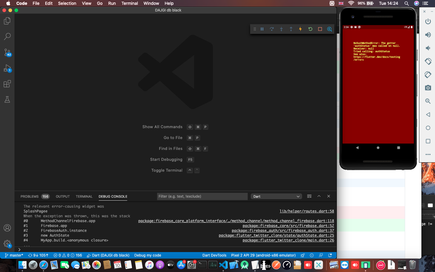 Splash Screen error after last update · Issue #110 · TheAlphamerc/flutter_twitter_clone · GitHub
