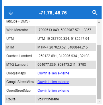 Recherche: lien google par coordonnées bug · Issue #861 · infra-geo-ouverte/igo2 · GitHub