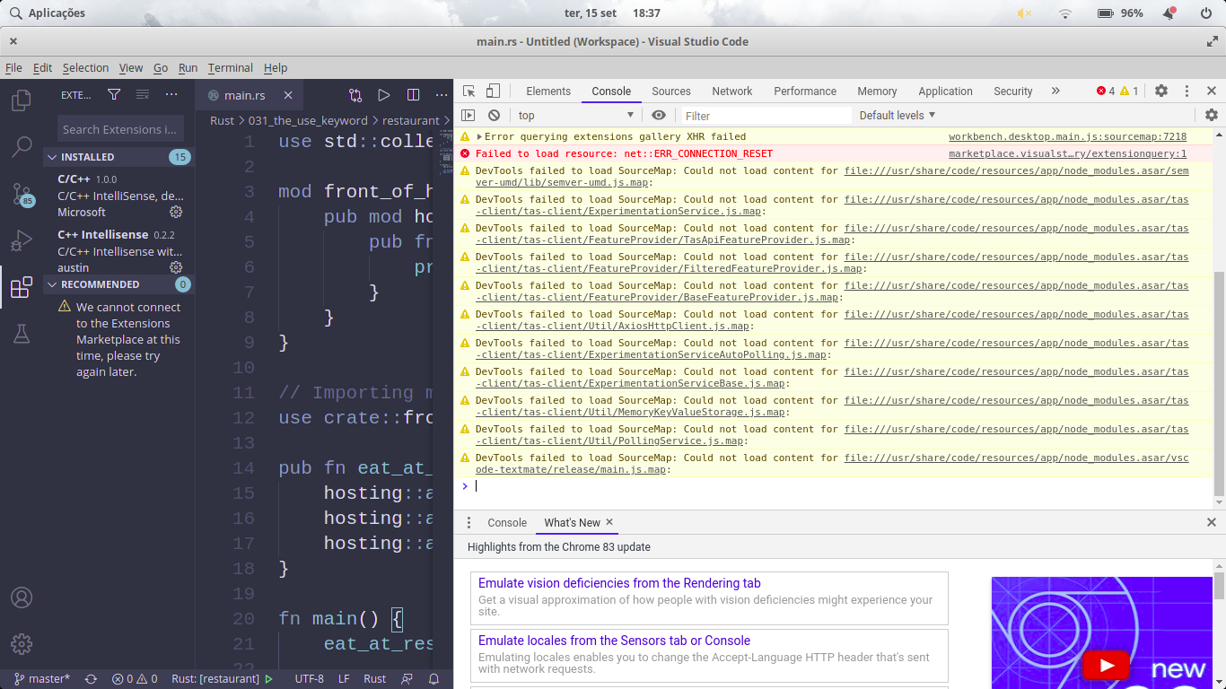 Cannot connect to the Extensions Marketplace · Issue #106369 ...