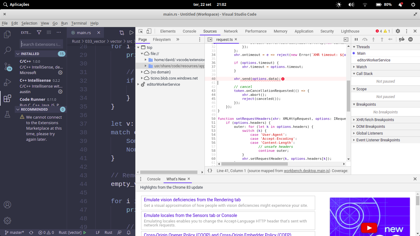 Cannot connect to the Extensions Marketplace · Issue #106369 ...
