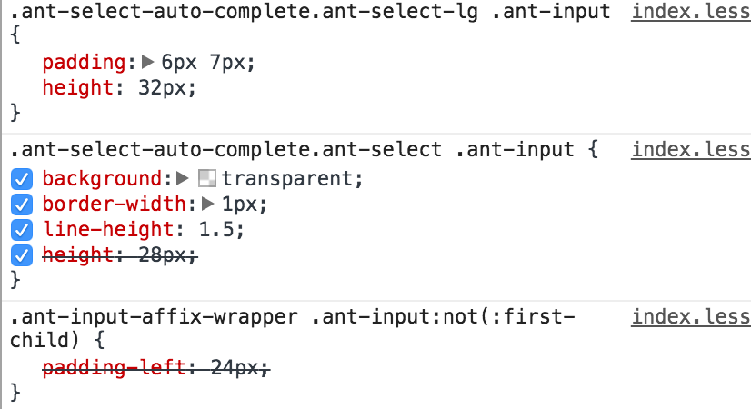 style order diff between dist/antd.less and babel-plugin-import · Issue ...