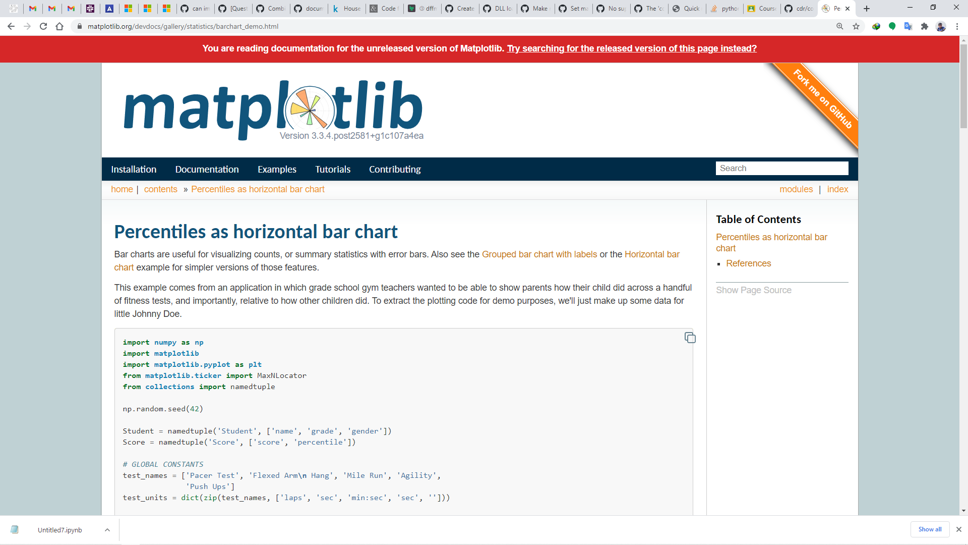 Sphinx copy button is overflowing outside the code snippet · Issue #19710 · matplotlib ...