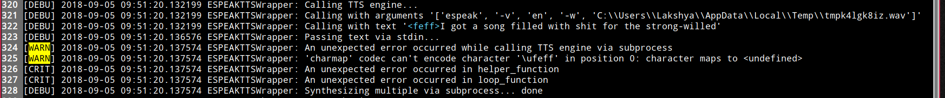 Both the C extension and the pure Python code failed. (Wrong arguments? Input too big?) · Issue ...