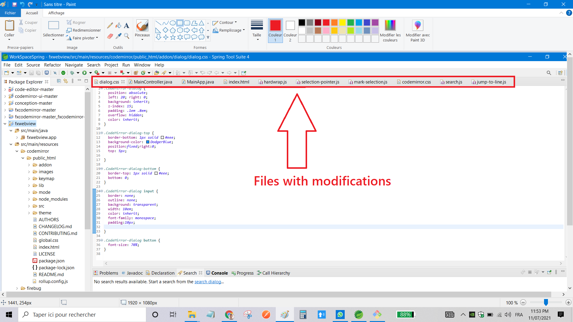 GitHub - OussamaZAGHDOUD/SearchButtonCodeMirrorJavaFX: Adding a search ...