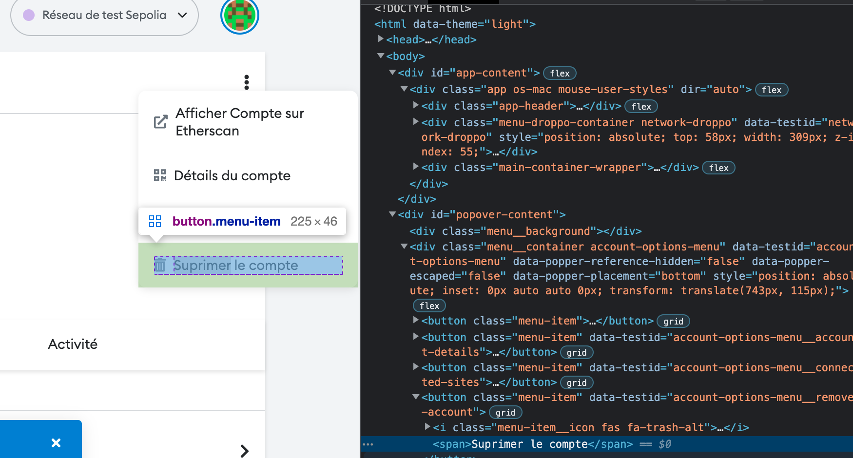[Bug]: Typo in removeAccount French translation · Issue #16081 · MetaMask/metamask-extension ...