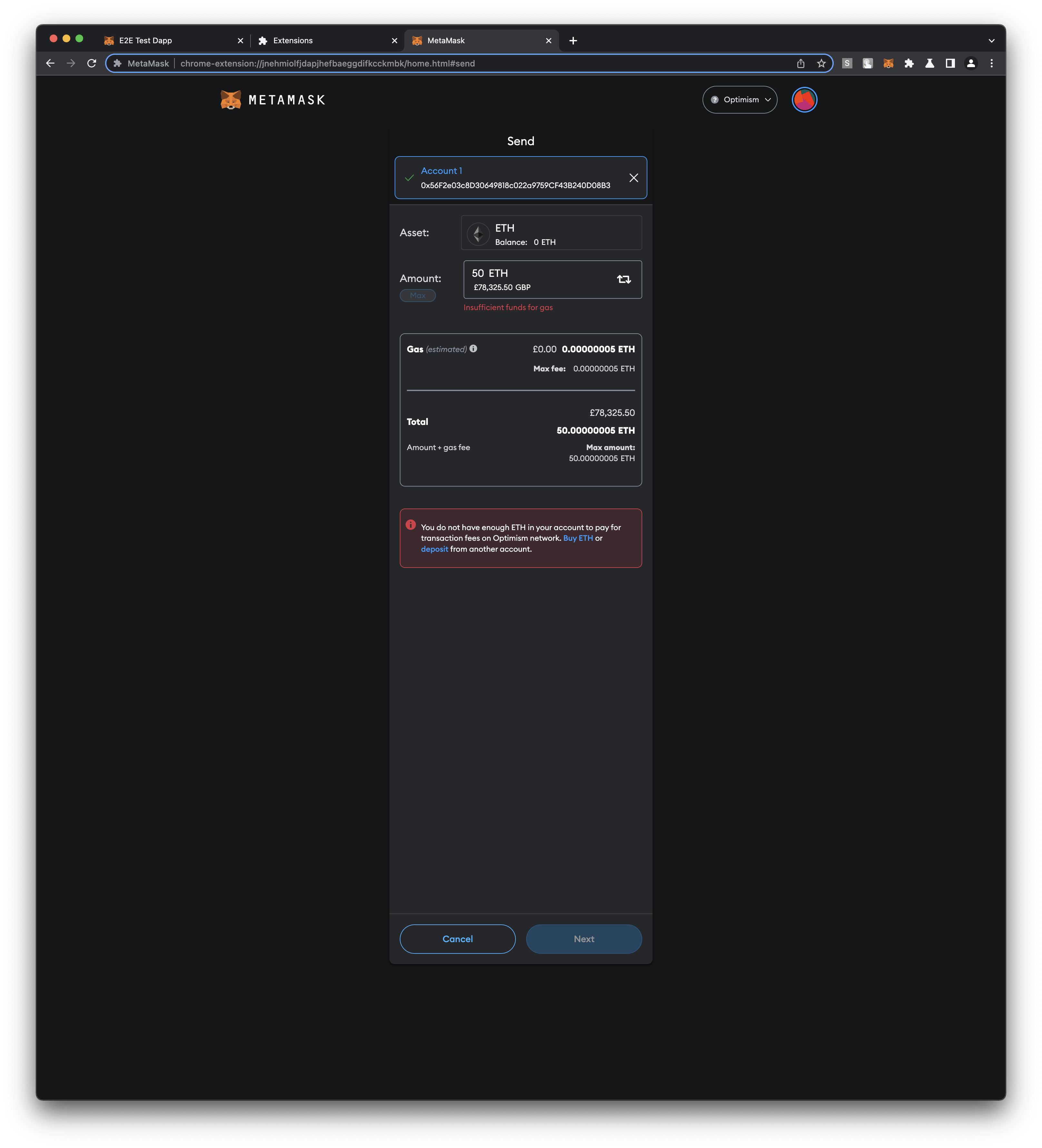 [Bug]: Buy ETH prompt linking to the Portfolio Dapp no longer shown on ...