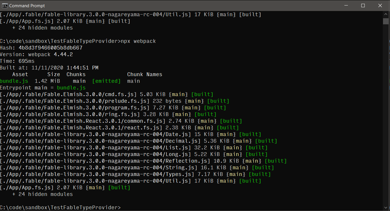 Dotnet Fable Does Not Preserve Webpack Console Output Colors In Windows Command Prompt · Issue