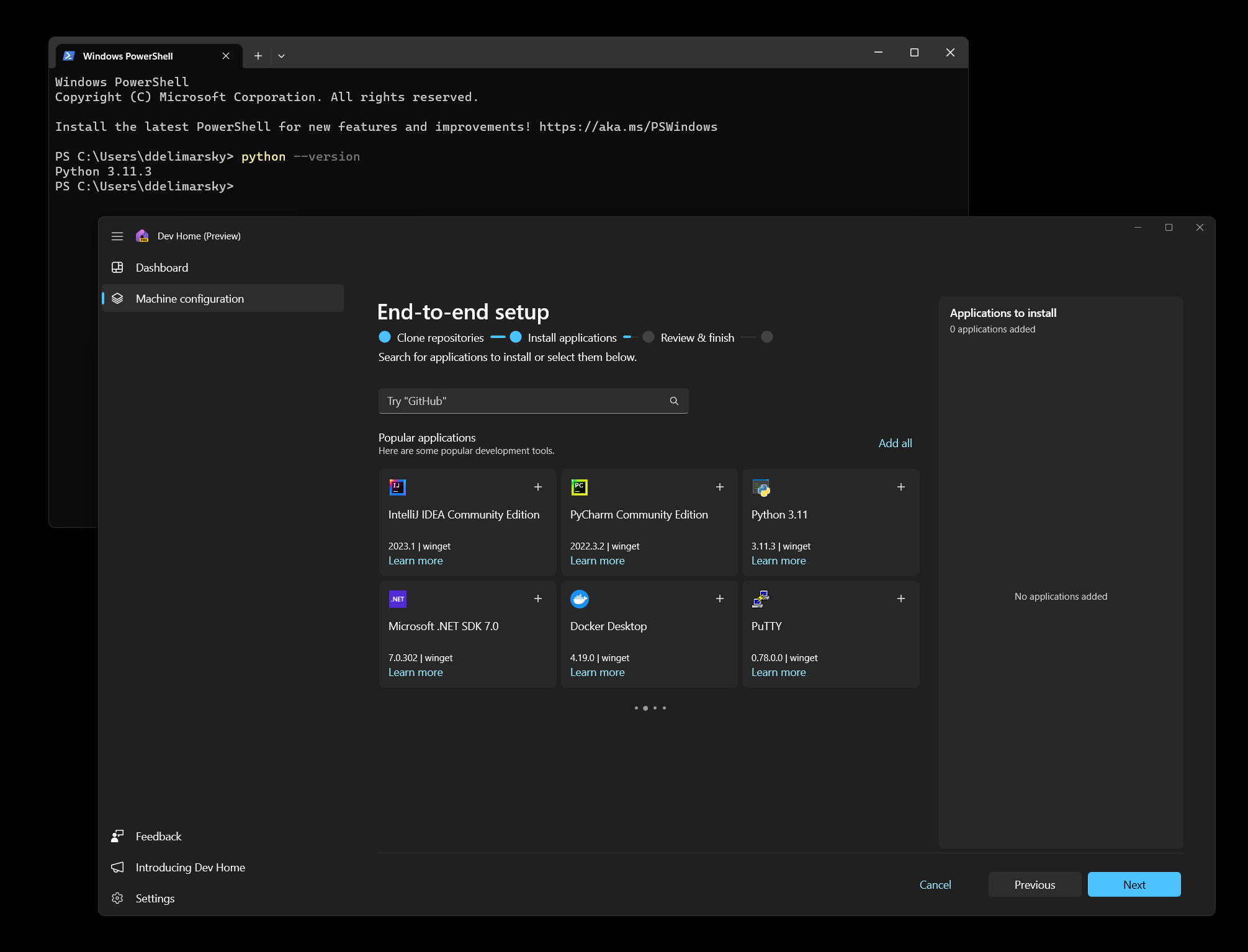 Application installation screen should be smarter about already installed apps · Issue #717 ...