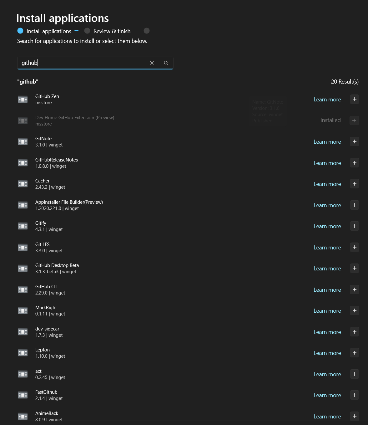 When searching for applications, no context is given around authenticity or authorship · Issue ...