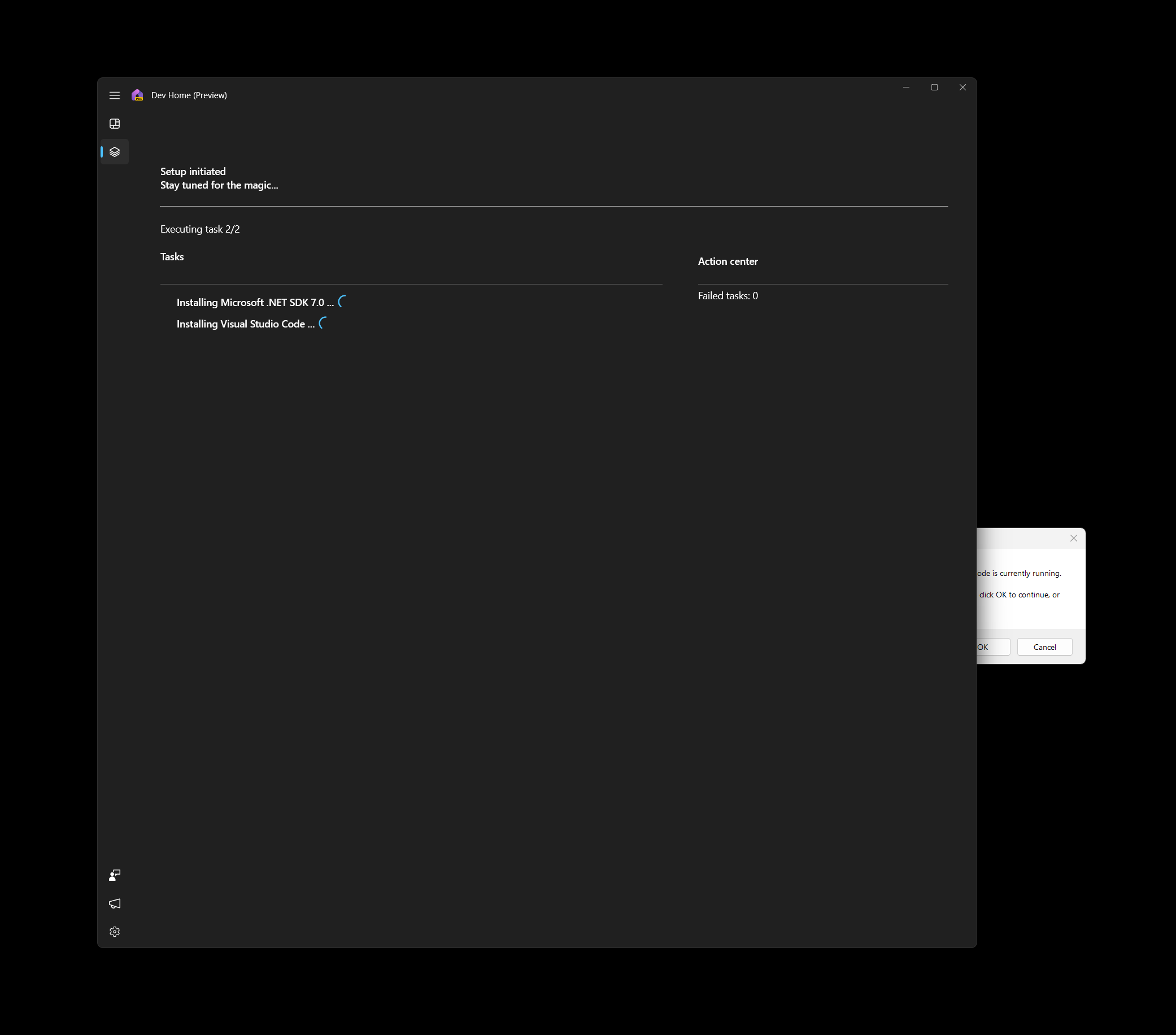 Confirmation or UAC prompts are popped in the background, making them easy to miss · Issue #732 ...