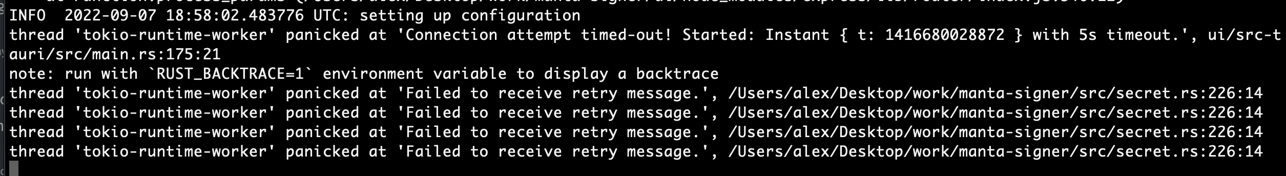 Signer sign in/wallet creation feature doesn't work · Issue #169 · Manta-Network/manta-signer ...