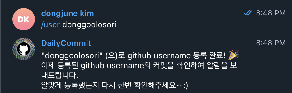 GitHub - donggoolosori/daily-commit-bot: Check daily commit and alarm with telegram bot