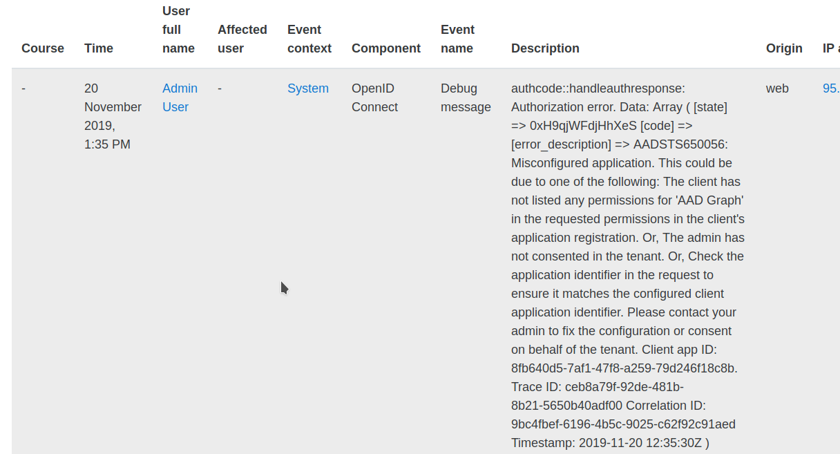 Moodle O365 - Provide admin consent error · Issue #1158 · microsoft/o365-moodle · GitHub