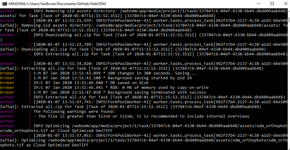 Process Hung Up Without Error Info · Issue #783 · OpenDroneMap/WebODM ...