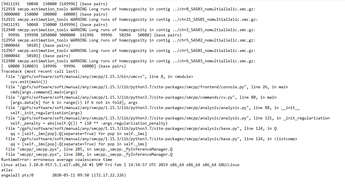 Results differ with software versions · Issue #153 · popgenmethods/smcpp · GitHub