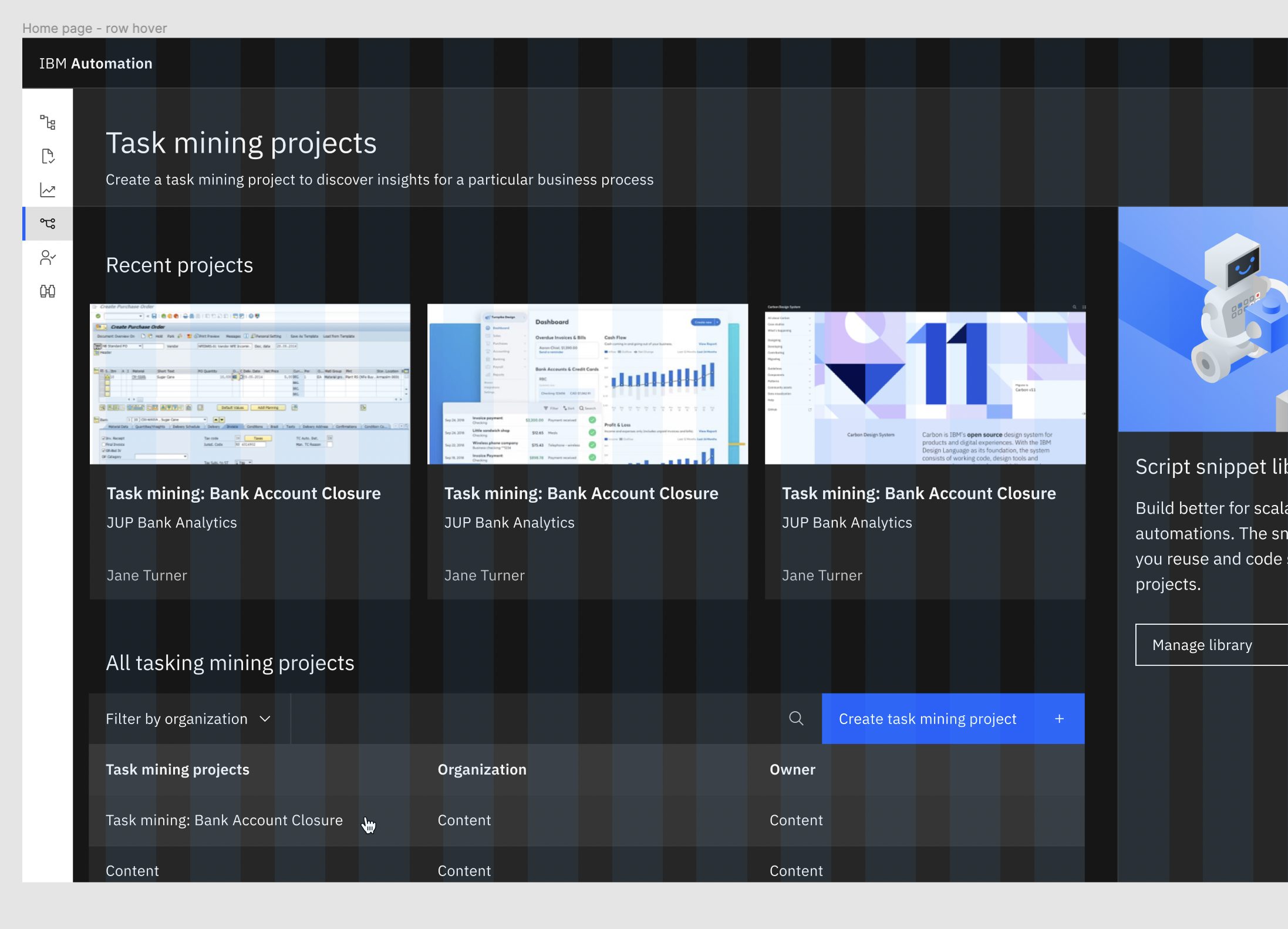 Figma- UI shell: left panel color bug on dark theme · Issue #574 · carbon-design-system/carbon ...
