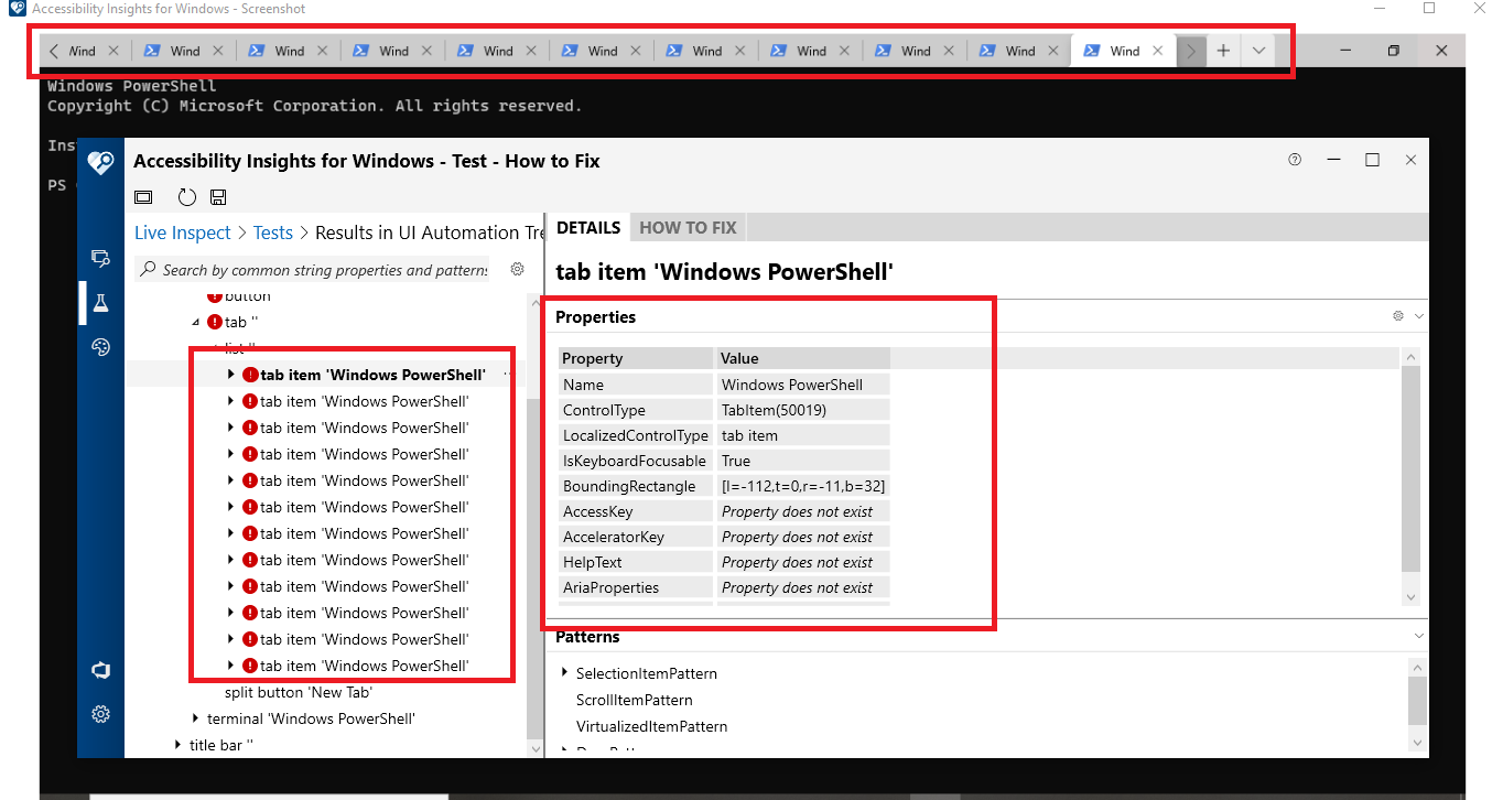 [Screen Reader - Open and close New Tab]: Same name as "Windows ...