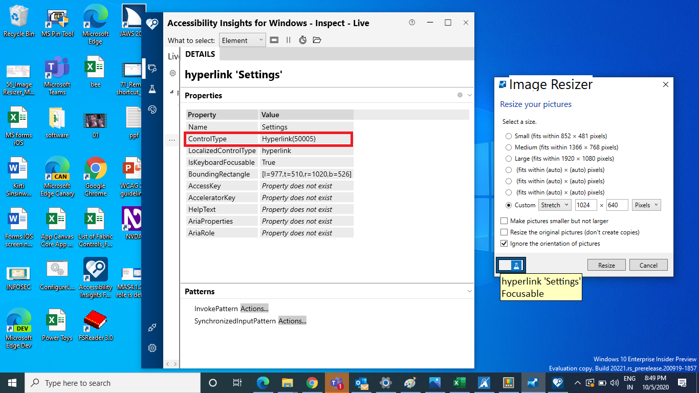 [Programmatic Issue: Image Resizer]: Incorrect role is defined for 'Create new Size', Delete and ...