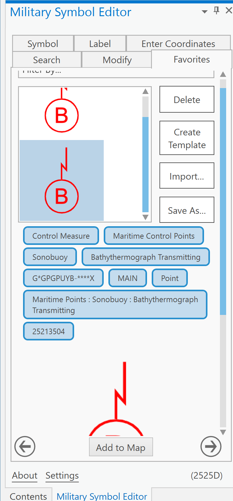 When creating feature templates using the Military Symbol Editor the ...
