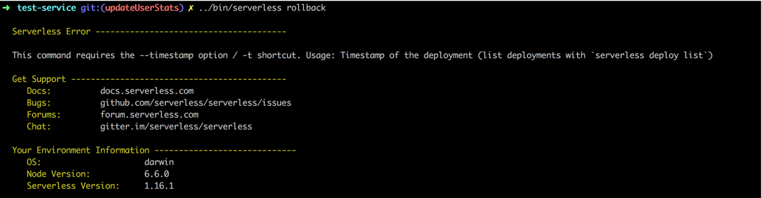 DX: Automatically run `sls deploy list` if no `-t` flag provided to `sls rollback` · Issue #3861 ...