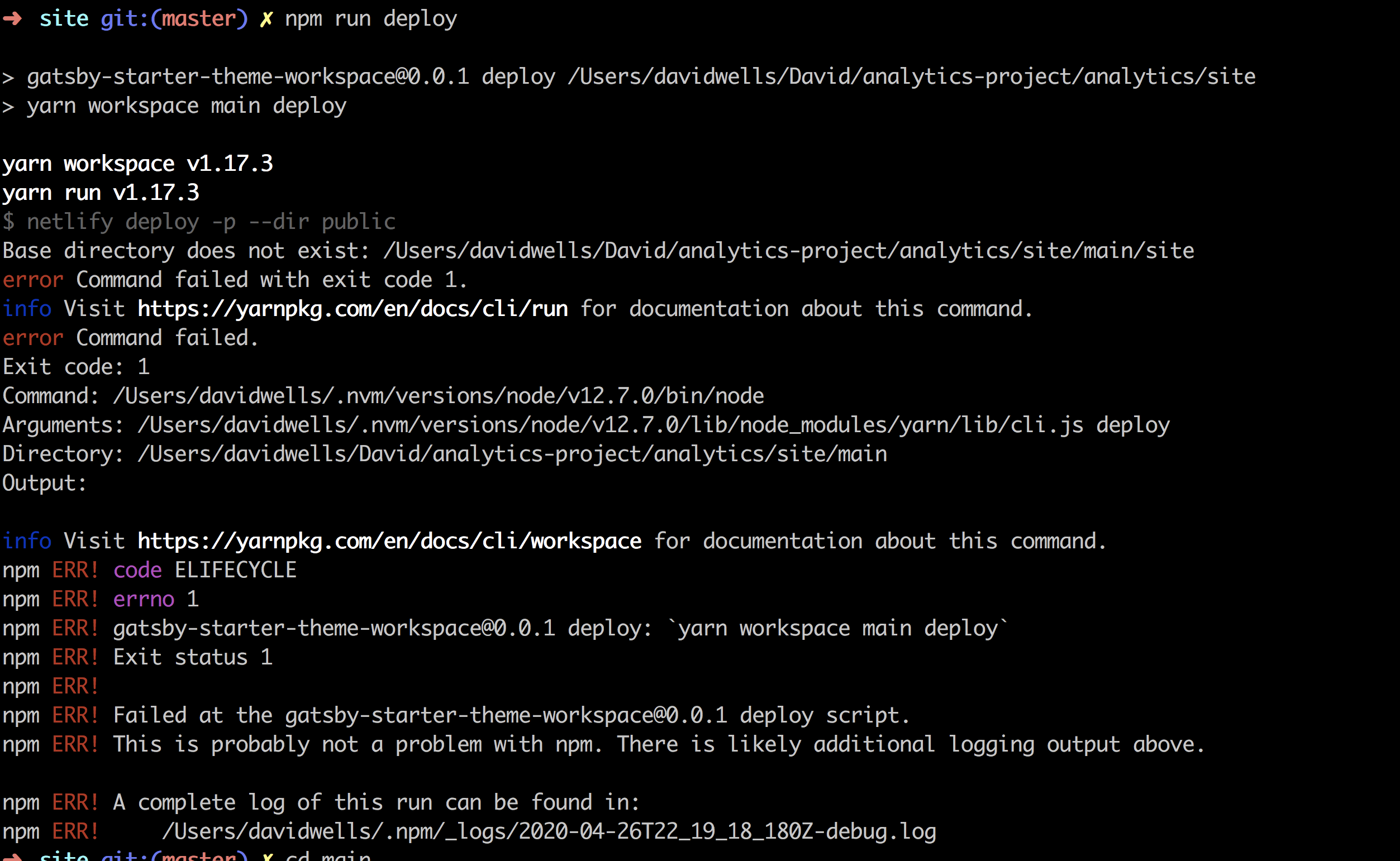 Bug: deploy command regression · Issue #859 · netlify/cli · GitHub