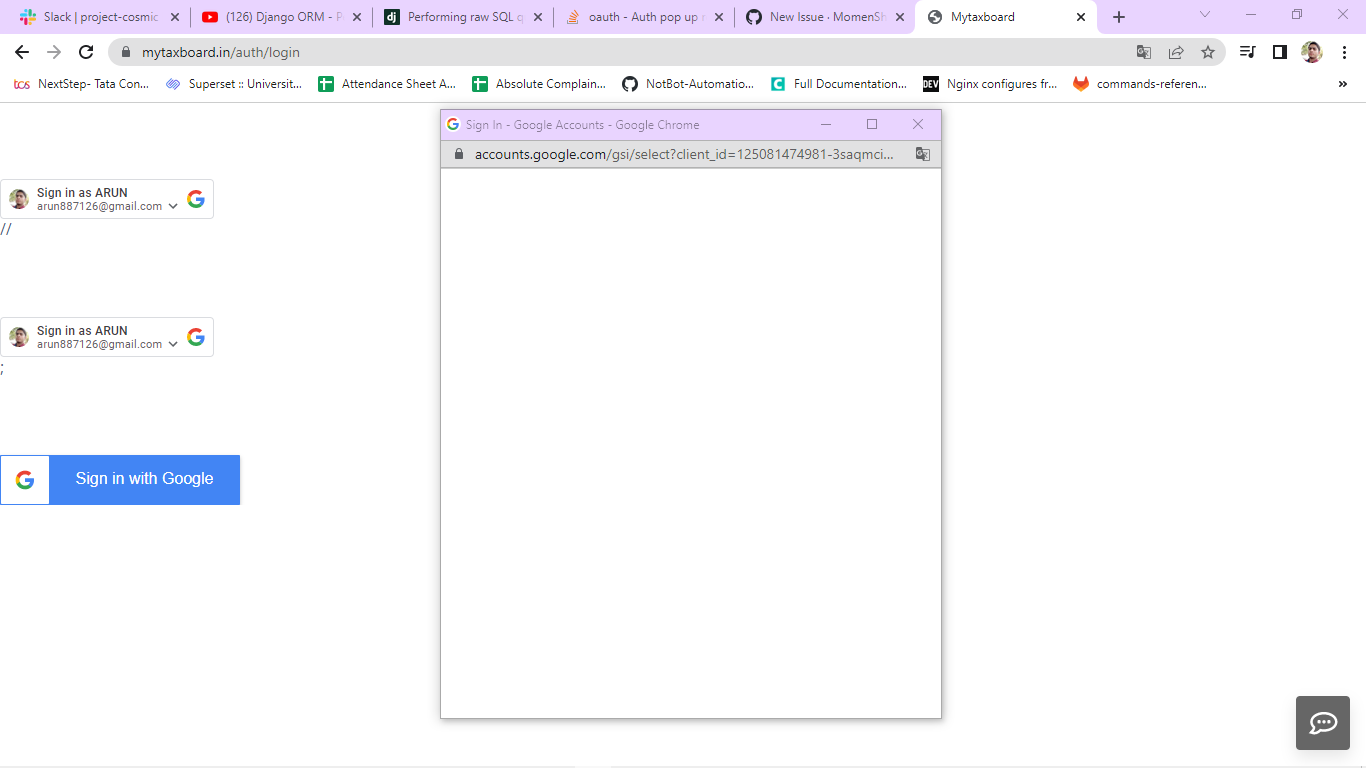 Popup Screen Is Blank Show In Production Environment · Issue 52 · Momensherif React Oauth · Github