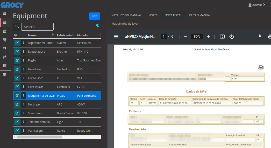 Feature Request Expand Equipment Details · Issue 2378 · Grocygrocy · Github 