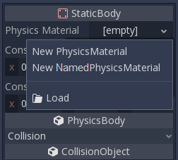 Physics material name · Issue #25777 · godotengine/godot · GitHub