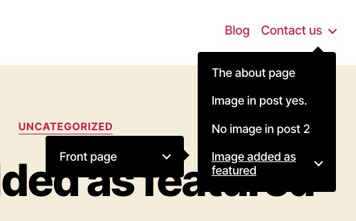 Navigation block: default spacing issue with sub menus · Issue #44714 · WordPress/gutenberg · GitHub