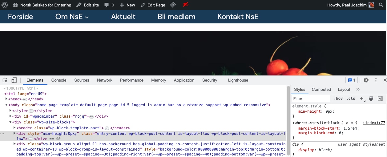 Post Content block adds additional margin one can not remove through ...