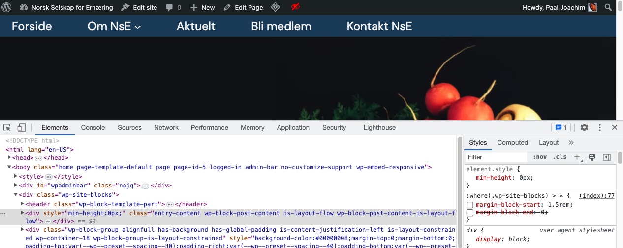 Post Content block adds additional margin one can not remove through the UI · Issue #51242 ...