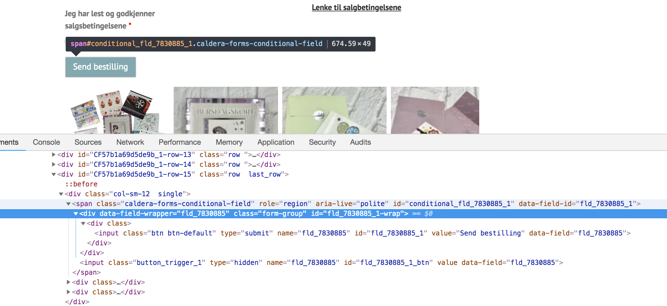 Submit button not visible when condition is included · Issue #3039 · CalderaWP/Caldera-Forms ...