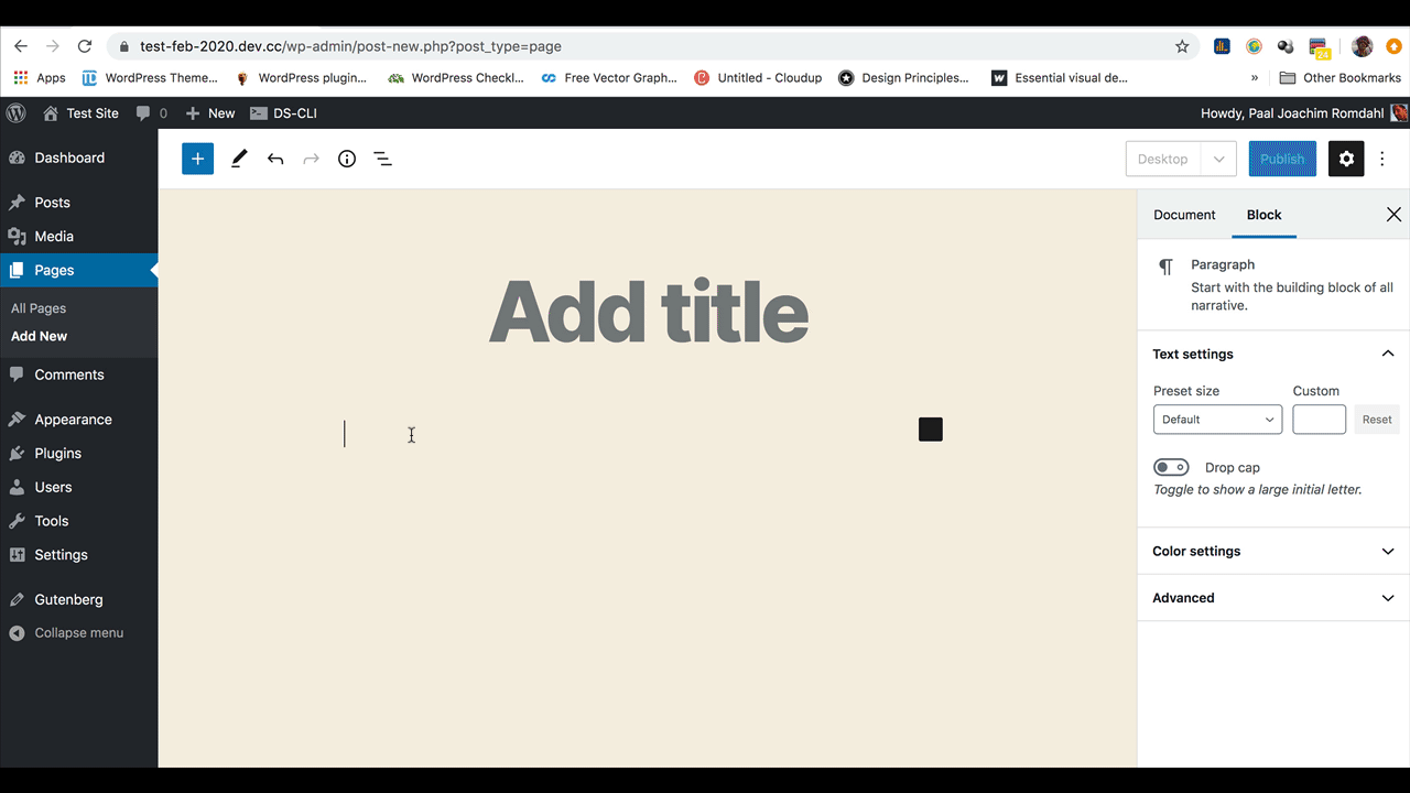 Removing Buttons Block leaves a button inserter on the page. · Issue ...