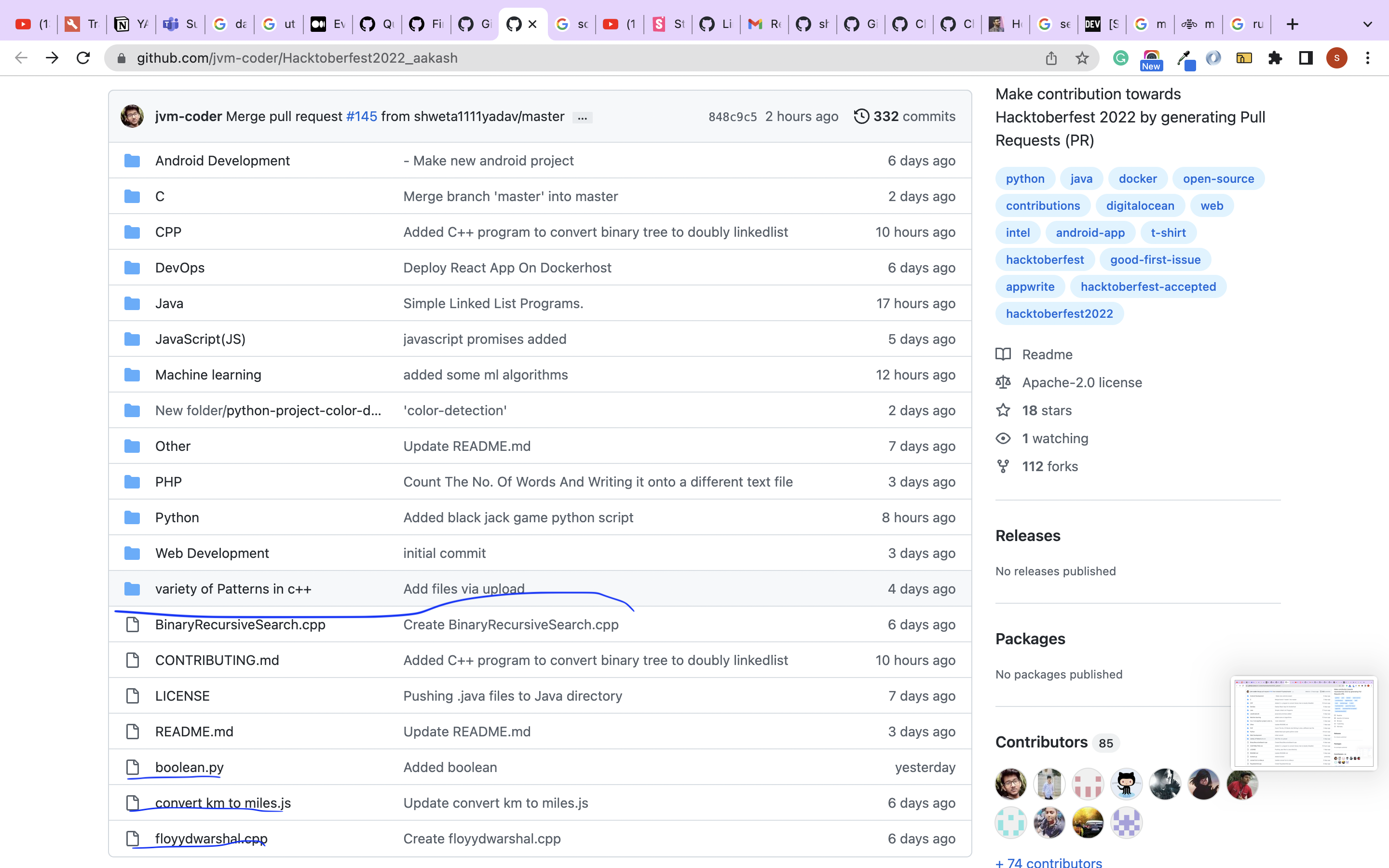 Few Of The Files Are In Root Directory Not In C Cpp Or Js Folder · Issue 148 · Jvm Coder