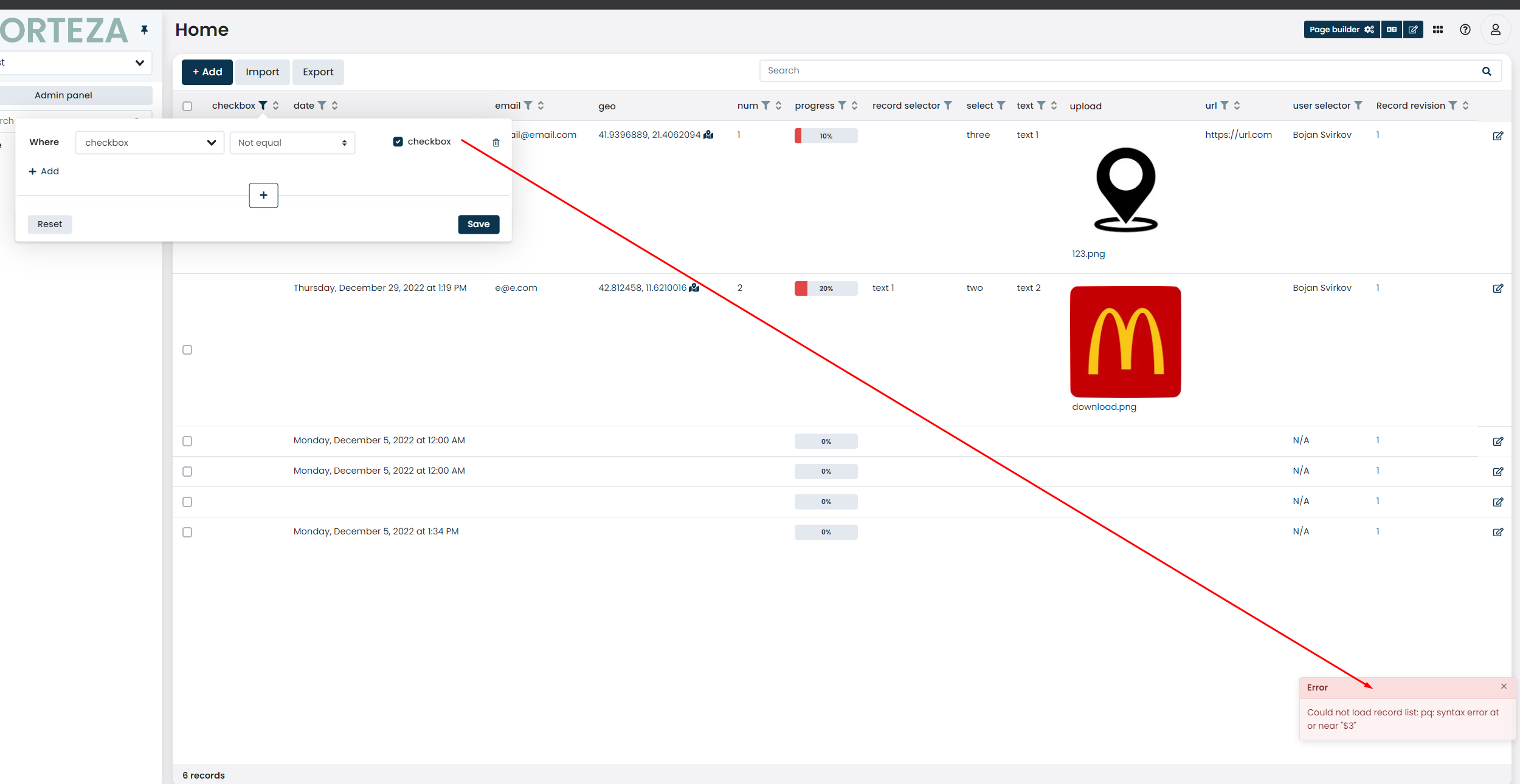 Broken compose checkbox filtering · Issue #599 · cortezaproject/corteza · GitHub