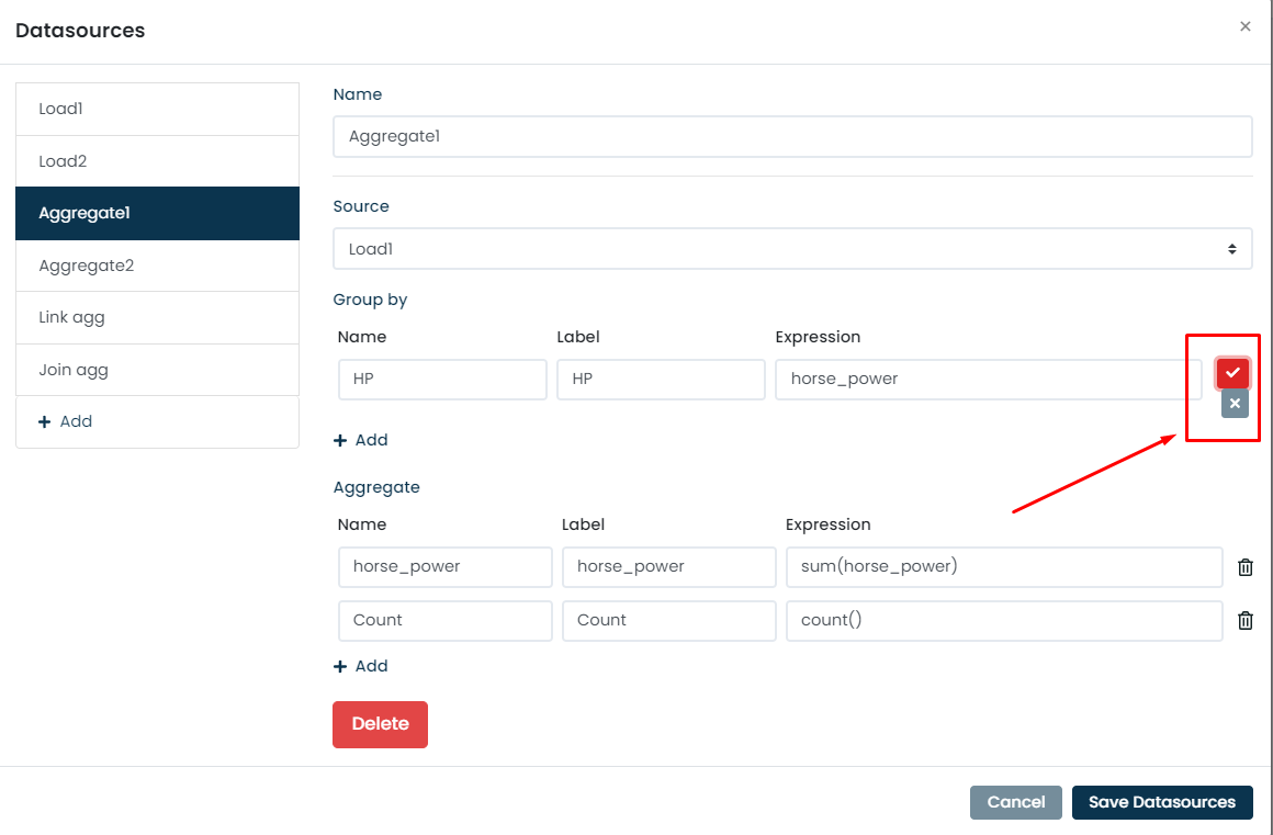 Delete buttons on reporter datasources are not aligned as they should · Issue #769 ...